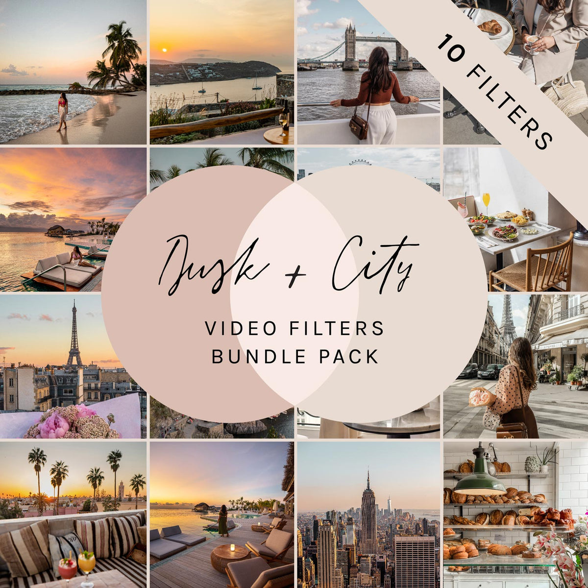 Dusk + City Video Filters Bundle – Presets by Kelsey